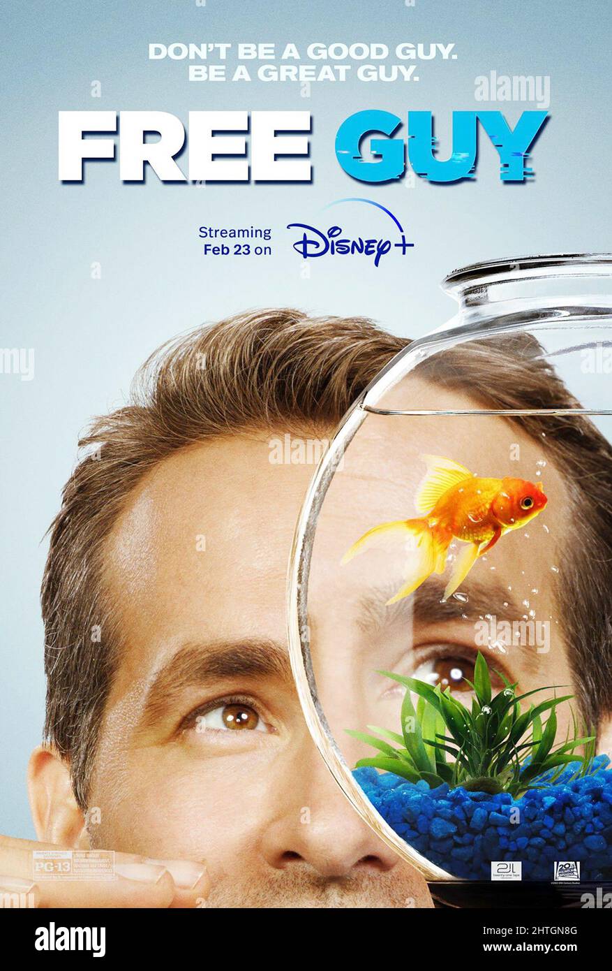 FREE GUY, US poster, Ryan Reynolds, 2021. © 20th Century Studios ...