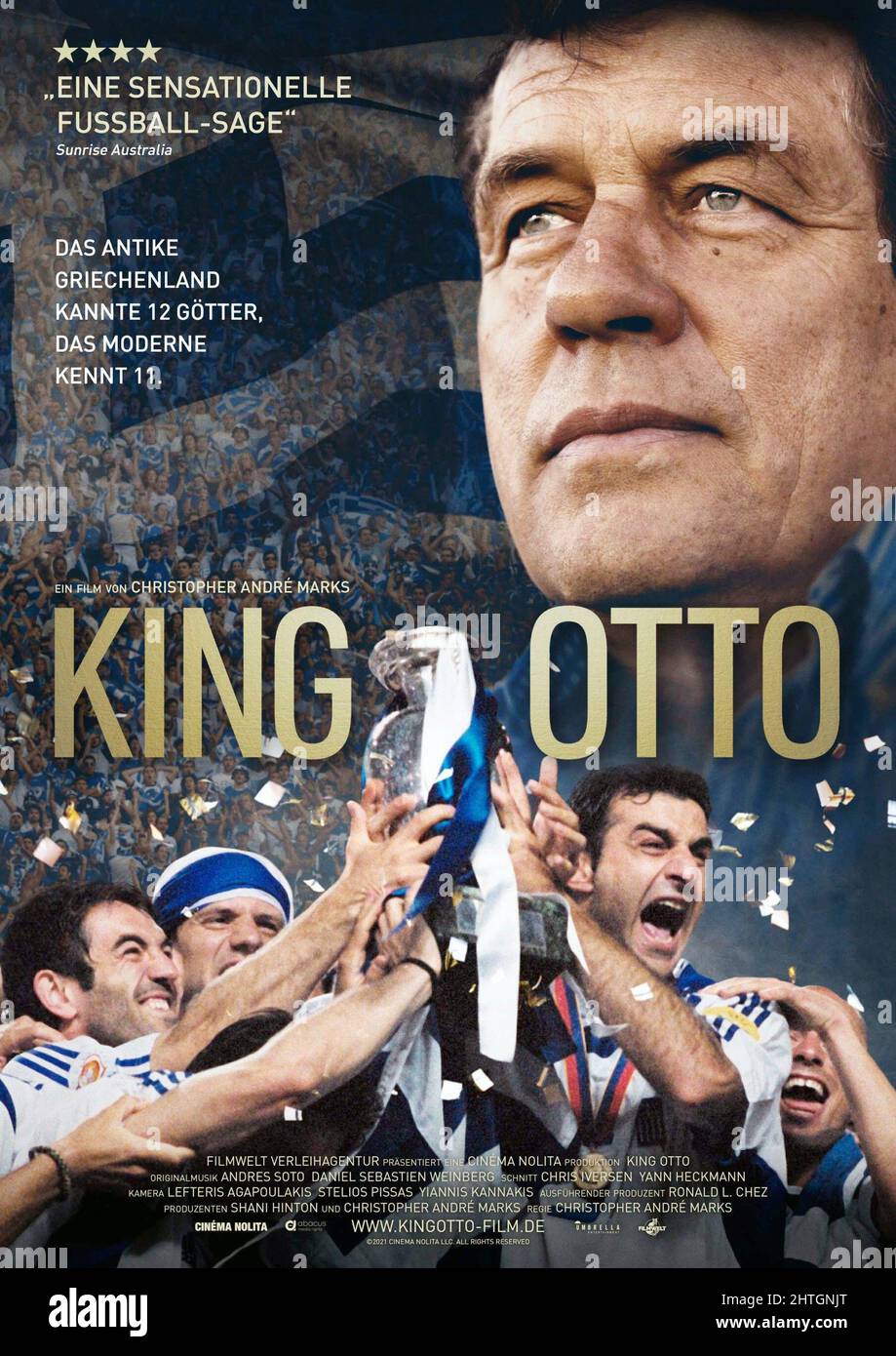 KING OTTO, German poster, Otto Rehhagel (top), 2021. © MPI Media Group ...