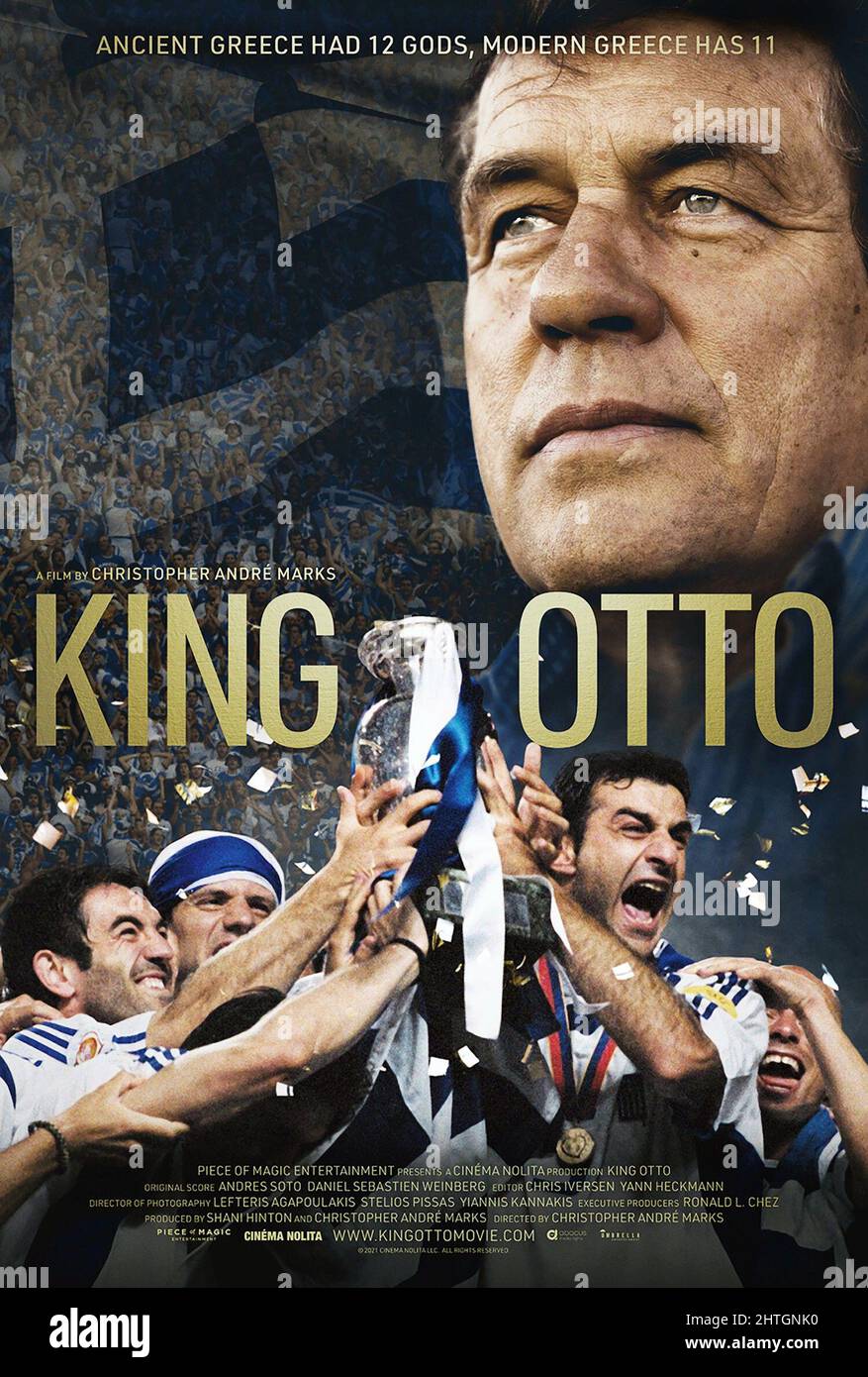 KING OTTO, English language poster, Otto Rehhagel (top), 2021. © MPI ...