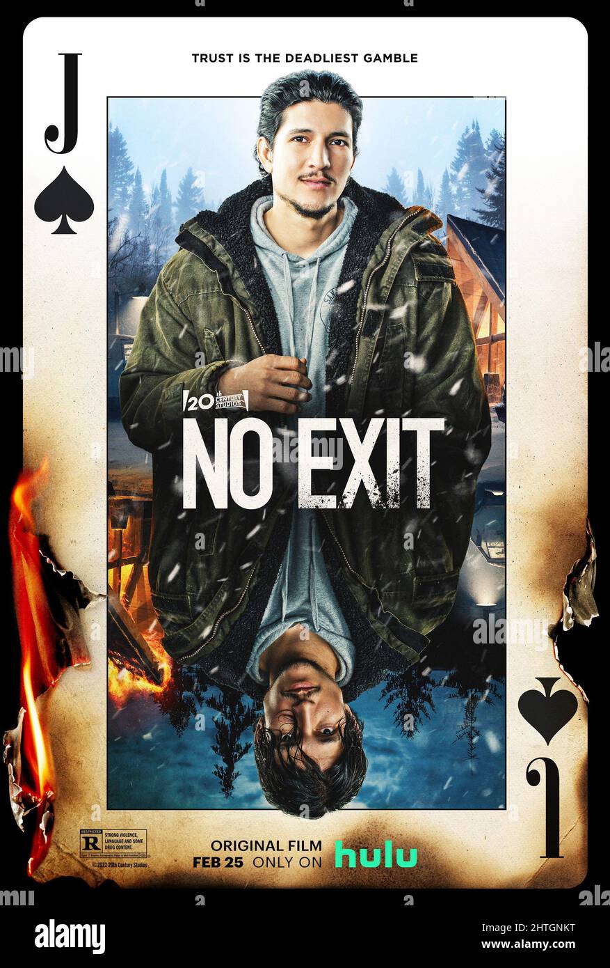 NO EXIT, US character poster, Danny Ramirez, 2022. © Hulu / Courtesy ... NO EXIT, US character poster, Danny Ramirez, 2022. © Hulu / Courtesy ...