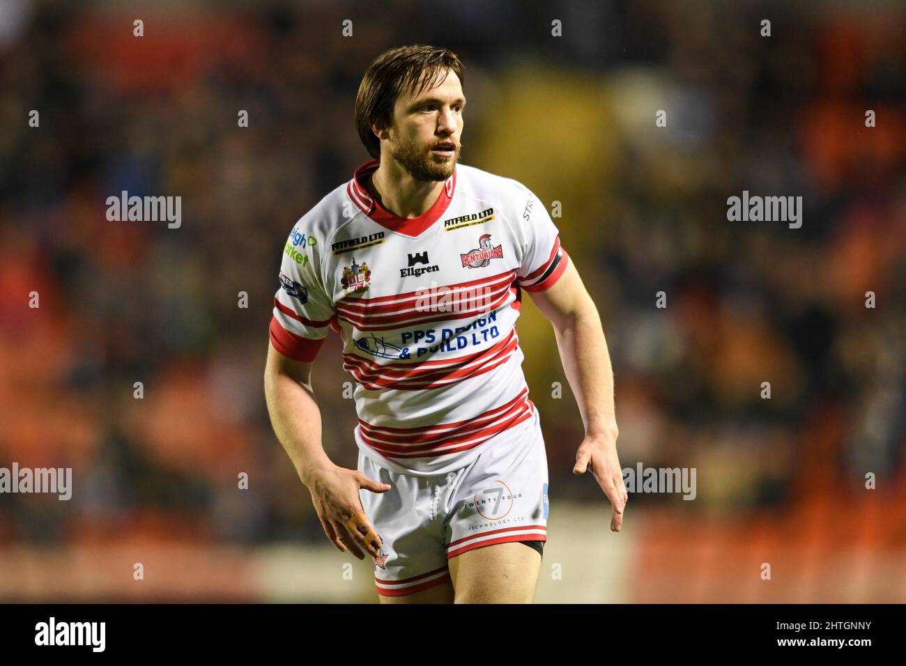 Joe Mellor #7 of Leigh Centurions in action during the game Stock Photo ...
