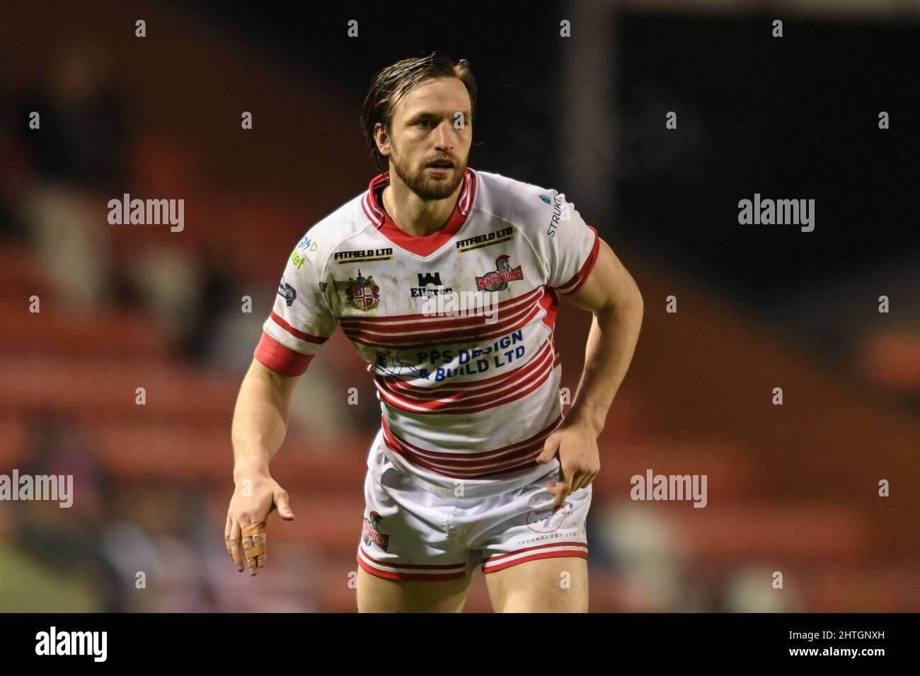 Joe Mellor #7 of Leigh Centurions in action during the game Stock Photo ...