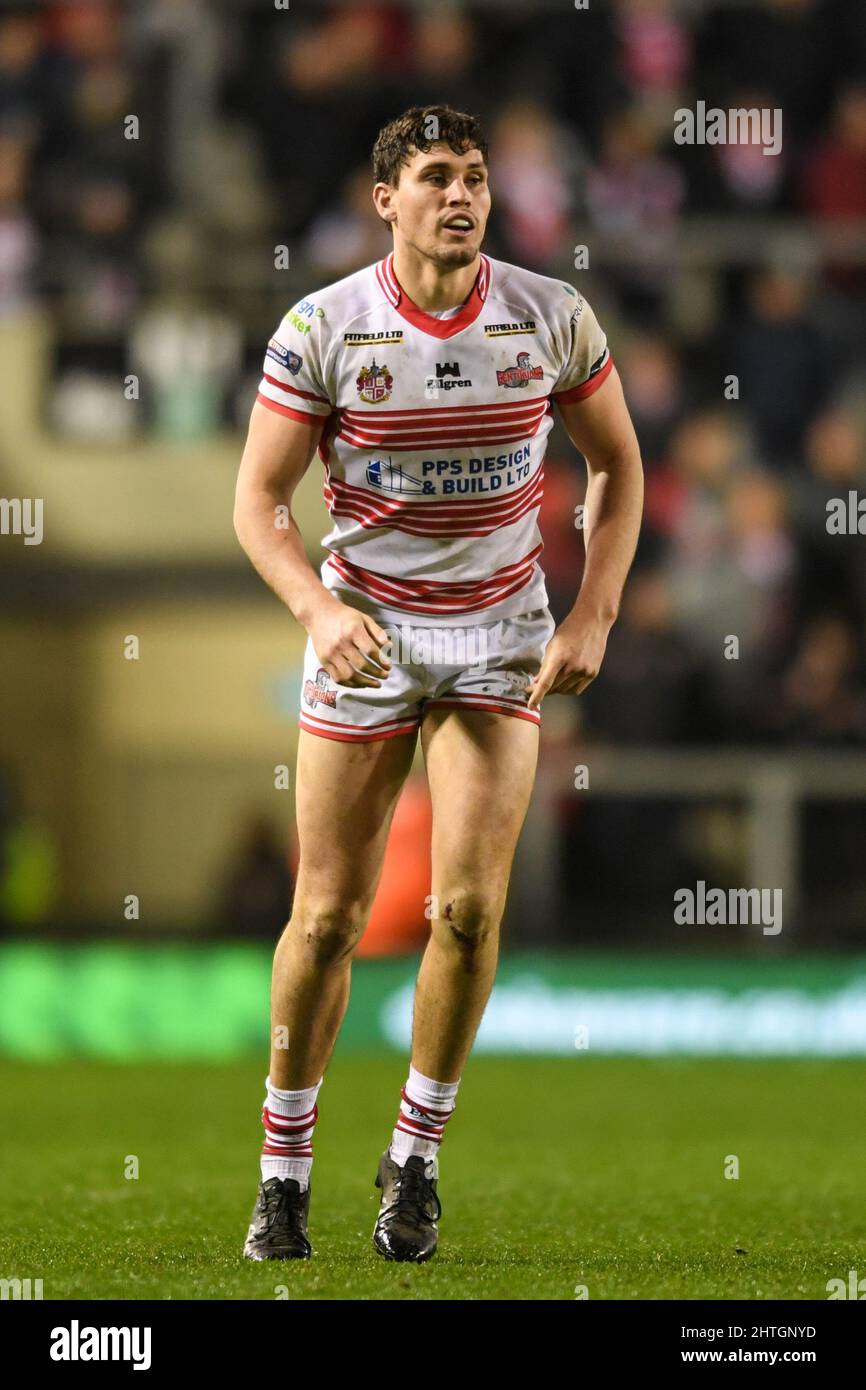 Sam Stone #12 of Leigh Centurions in action during the game Stock Photo ...