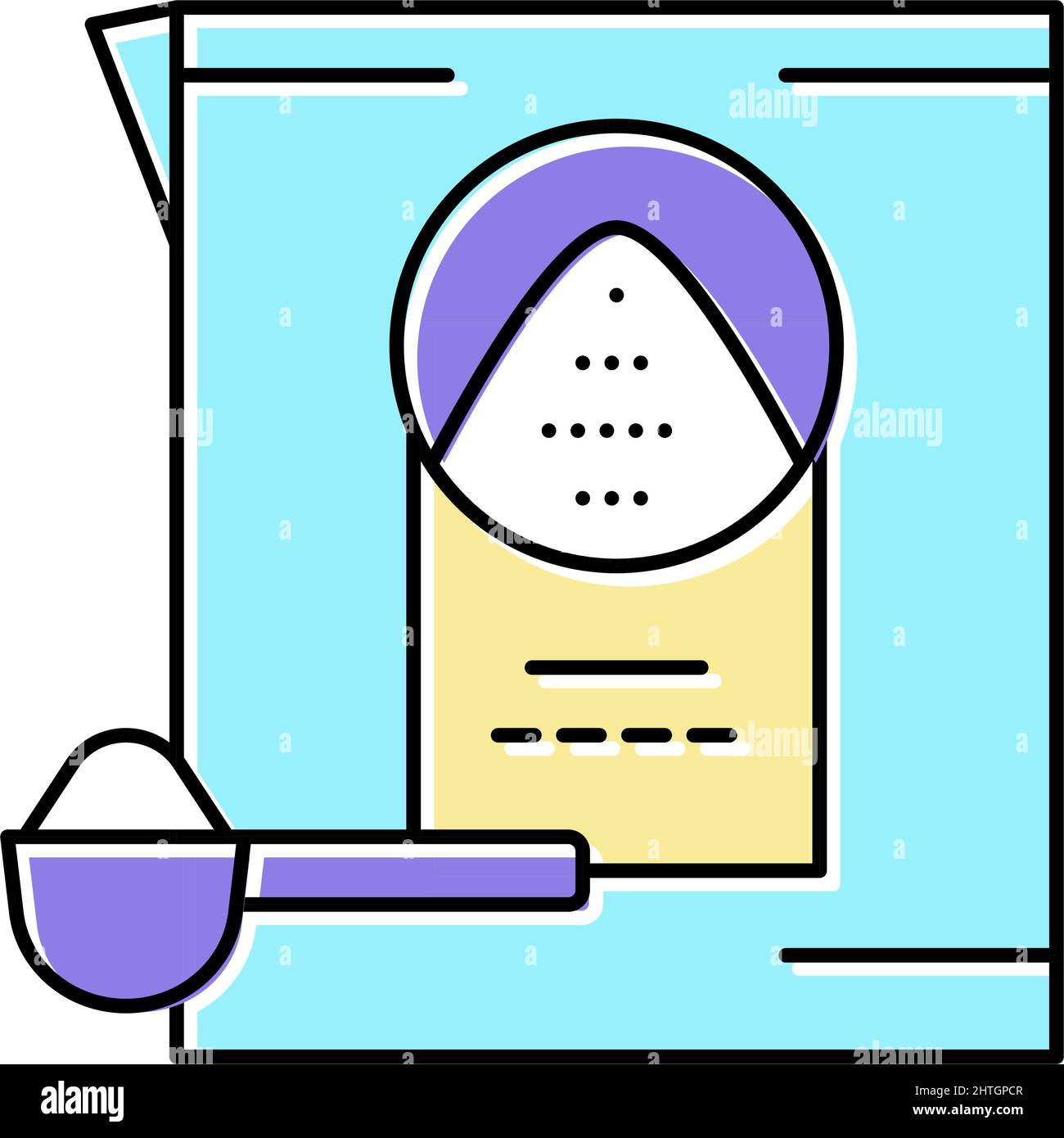 detergent powder color icon vector illustration Stock Vector Image ...