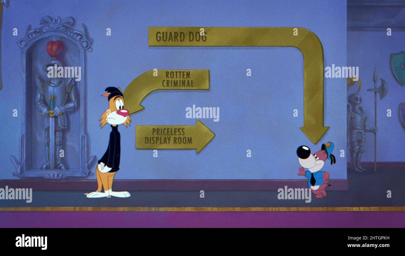 CAT BURGLAR, from left: Rowdy (voice: James Adomian), Peanut (voice ...