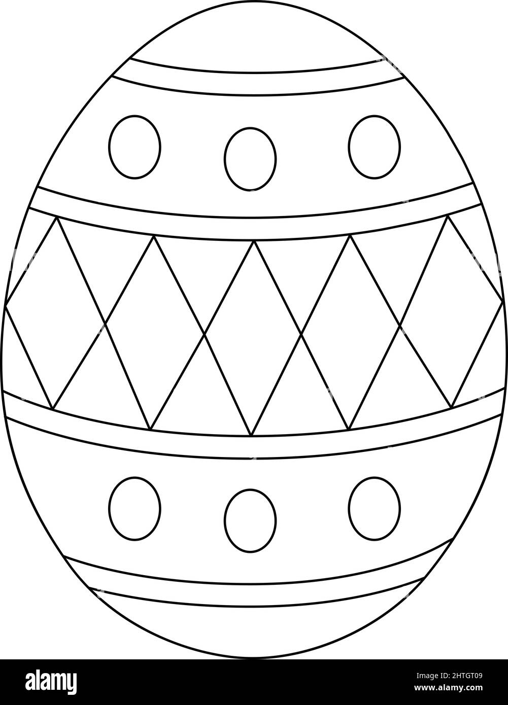 Coloring page kids easter Cut Out Stock Images & Pictures - Alamy