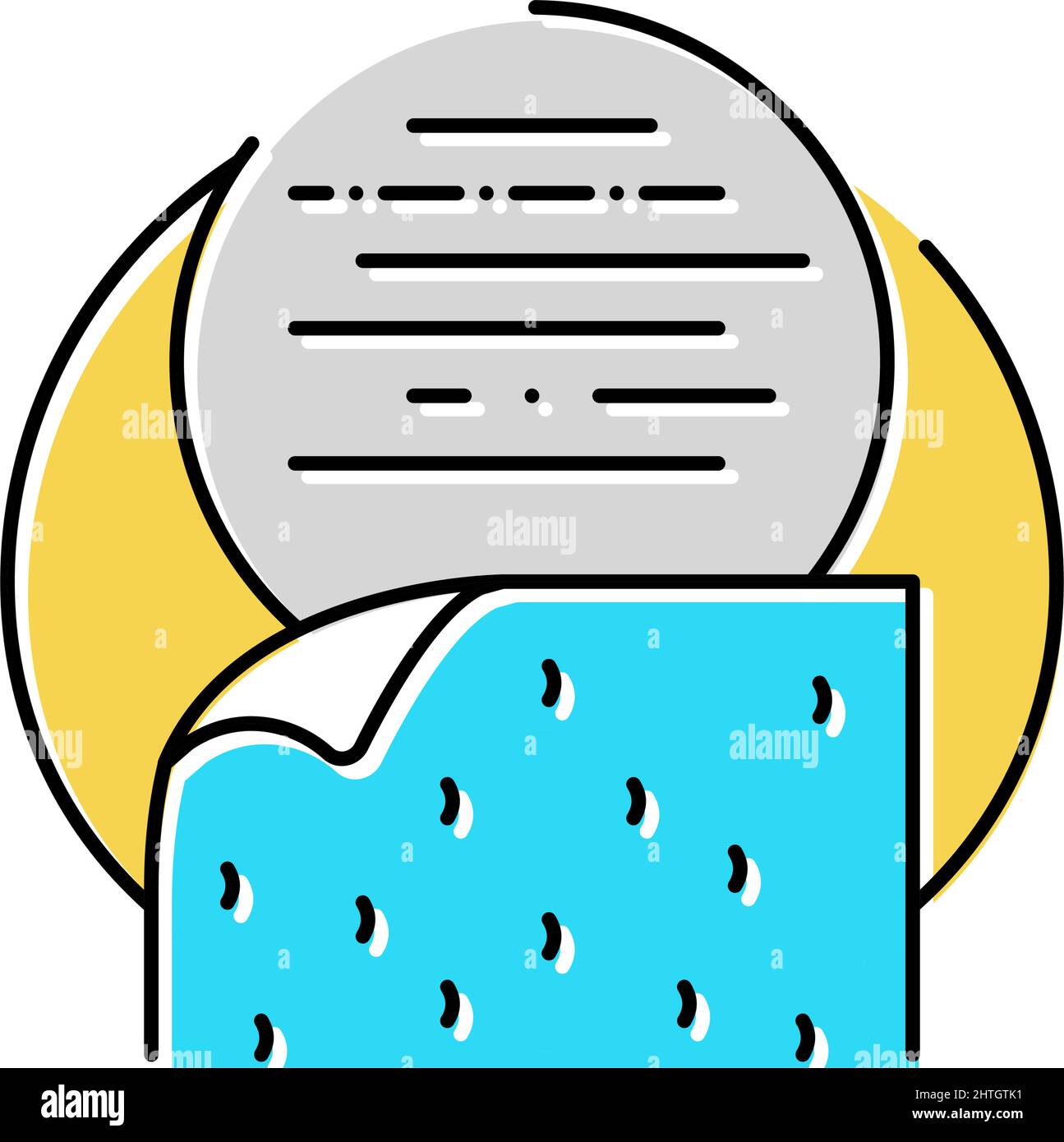 chemical fiber color icon vector illustration Stock Vector Image & Art ...