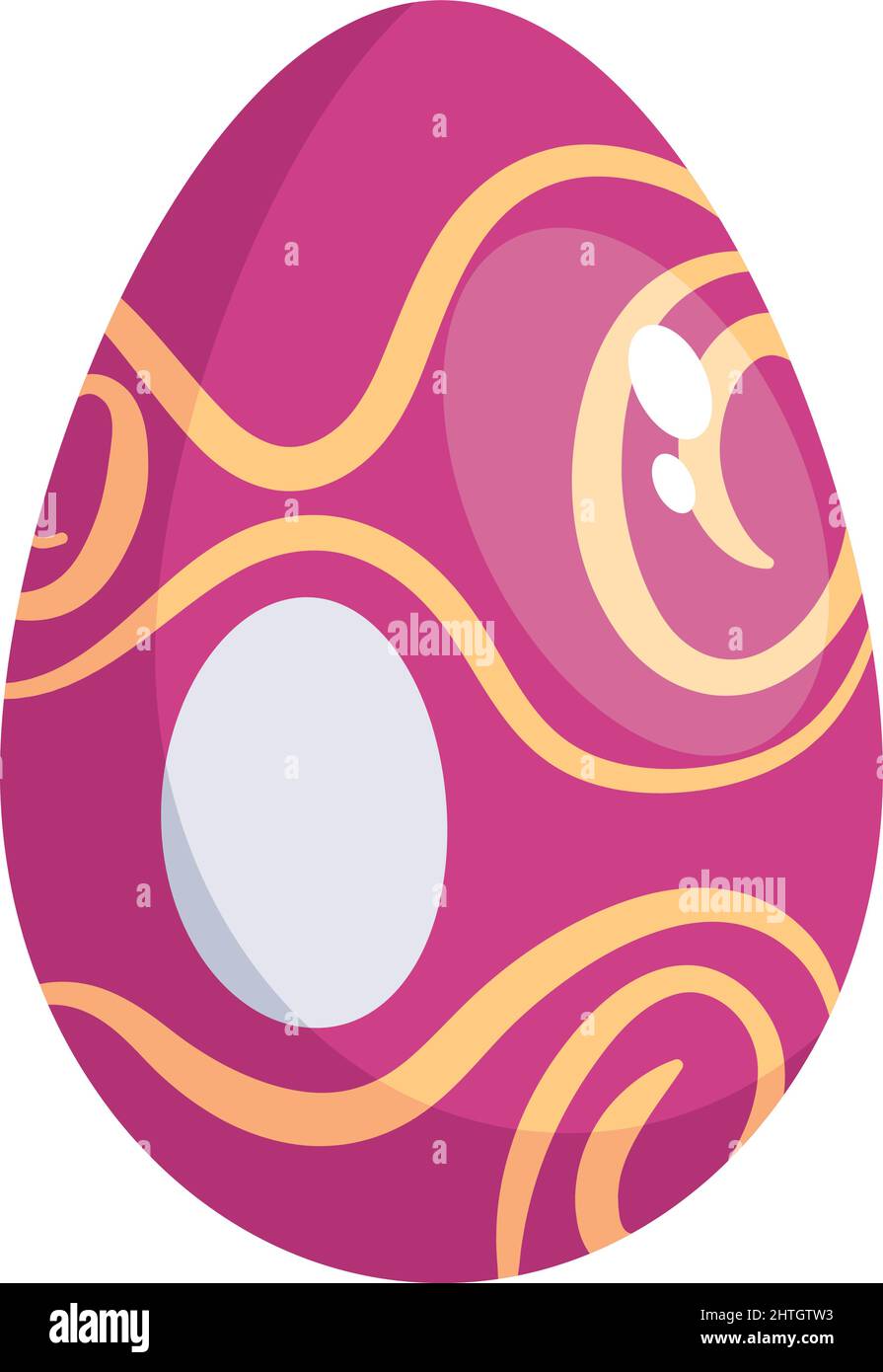 purple easter egg seasonal icon Stock Vector Image & Art - Alamy