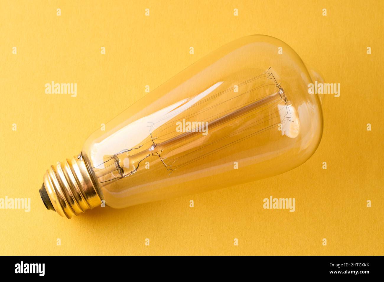 Vintage Style Light Bulb Stock Photo - Alamy