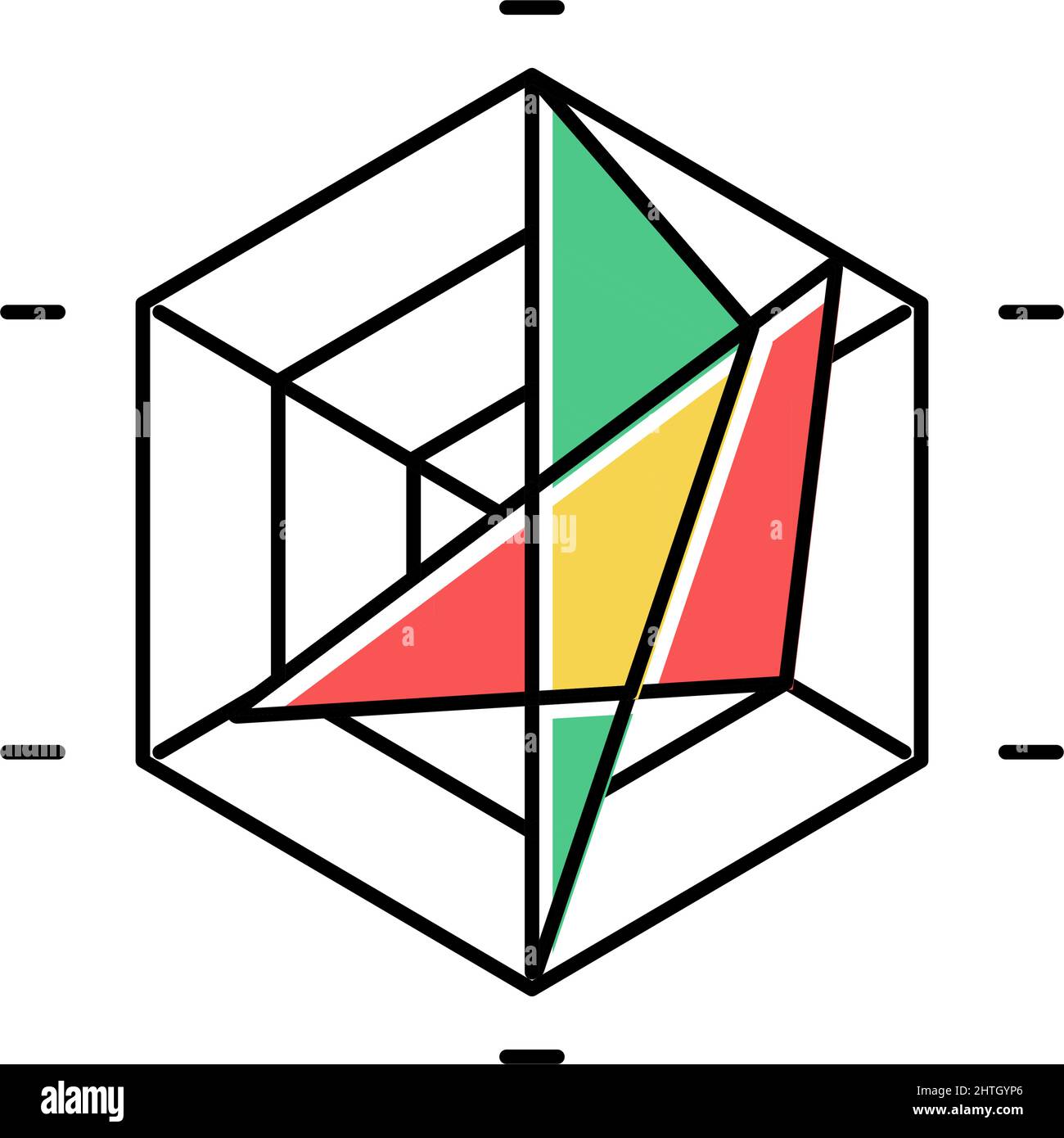 spider chart color icon vector illustration Stock Vector Image & Art ...