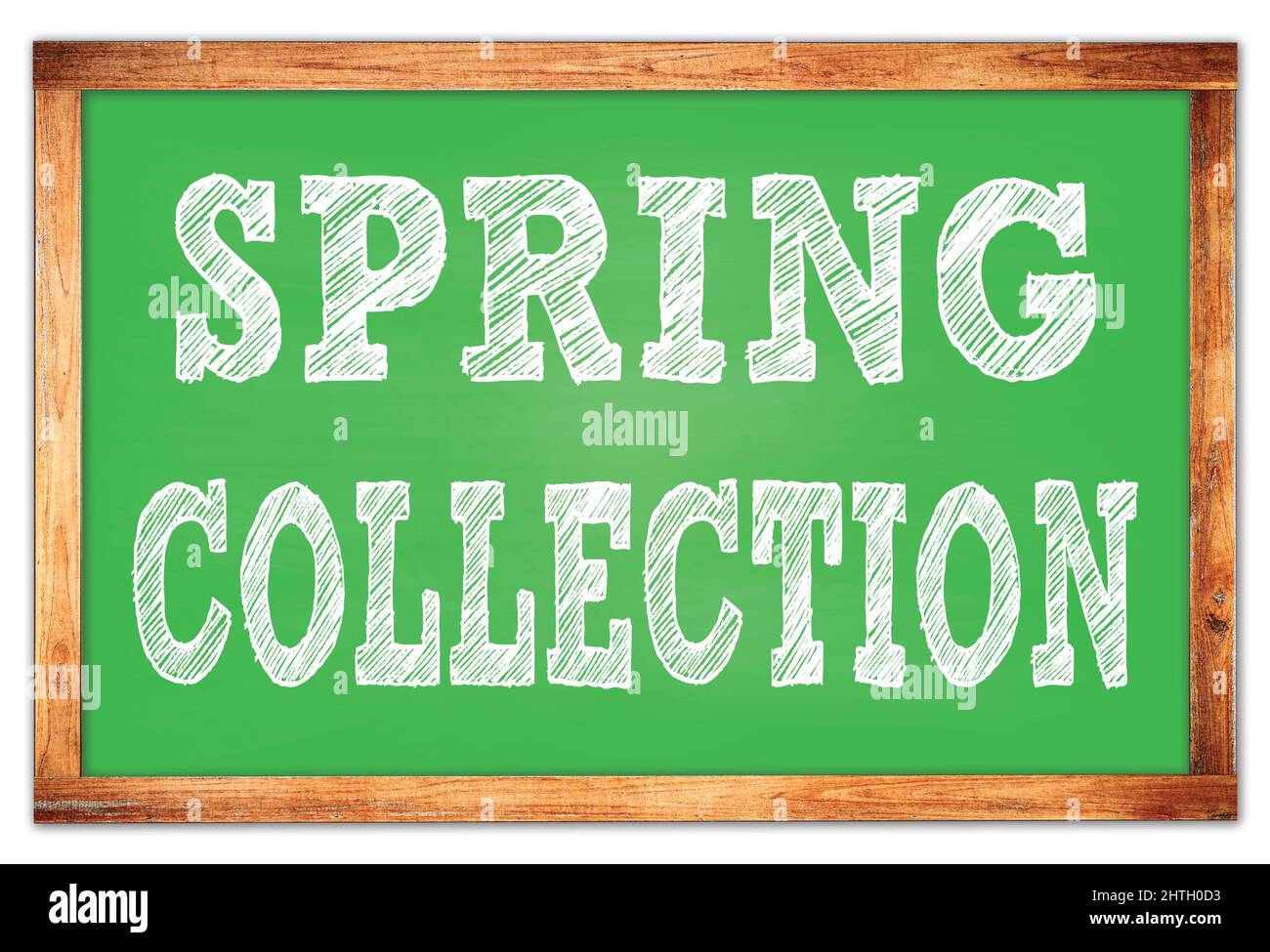 Spring collection text written hi-res stock photography and images - Alamy