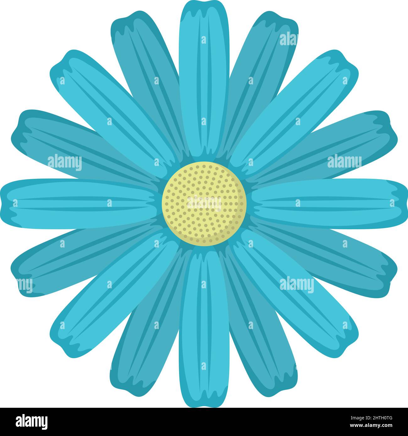 blue spring flower nature icon Stock Vector Image & Art - Alamy