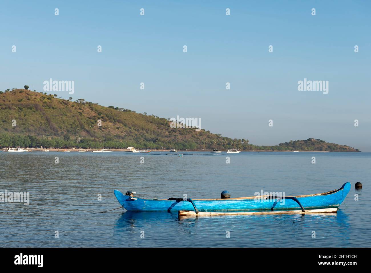Jukung, traditional Indonesian boat Stock Photo - Alamy