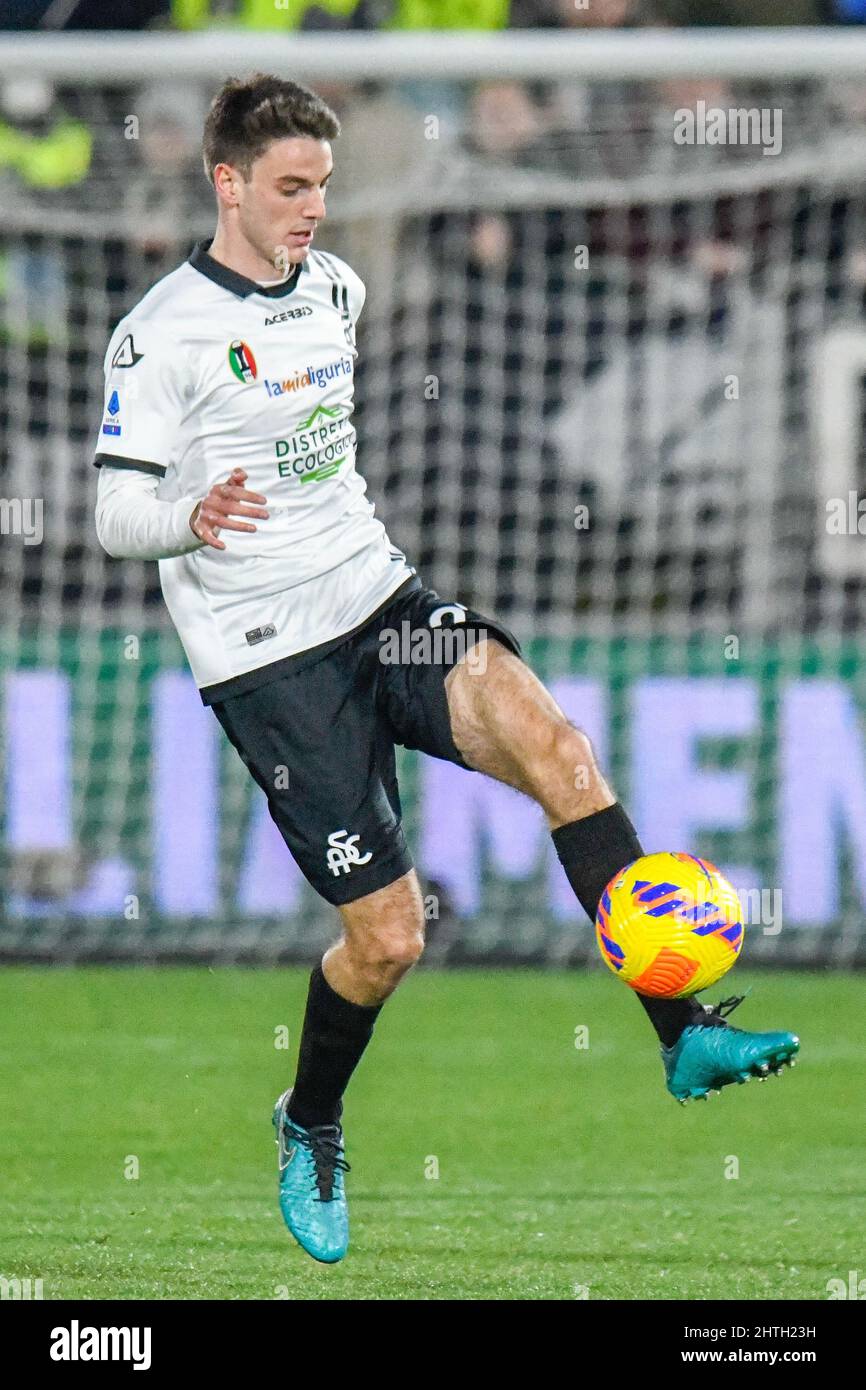 Alberto Picco stadium, La Spezia, Italy, February 27, 2022, Spezia's ...