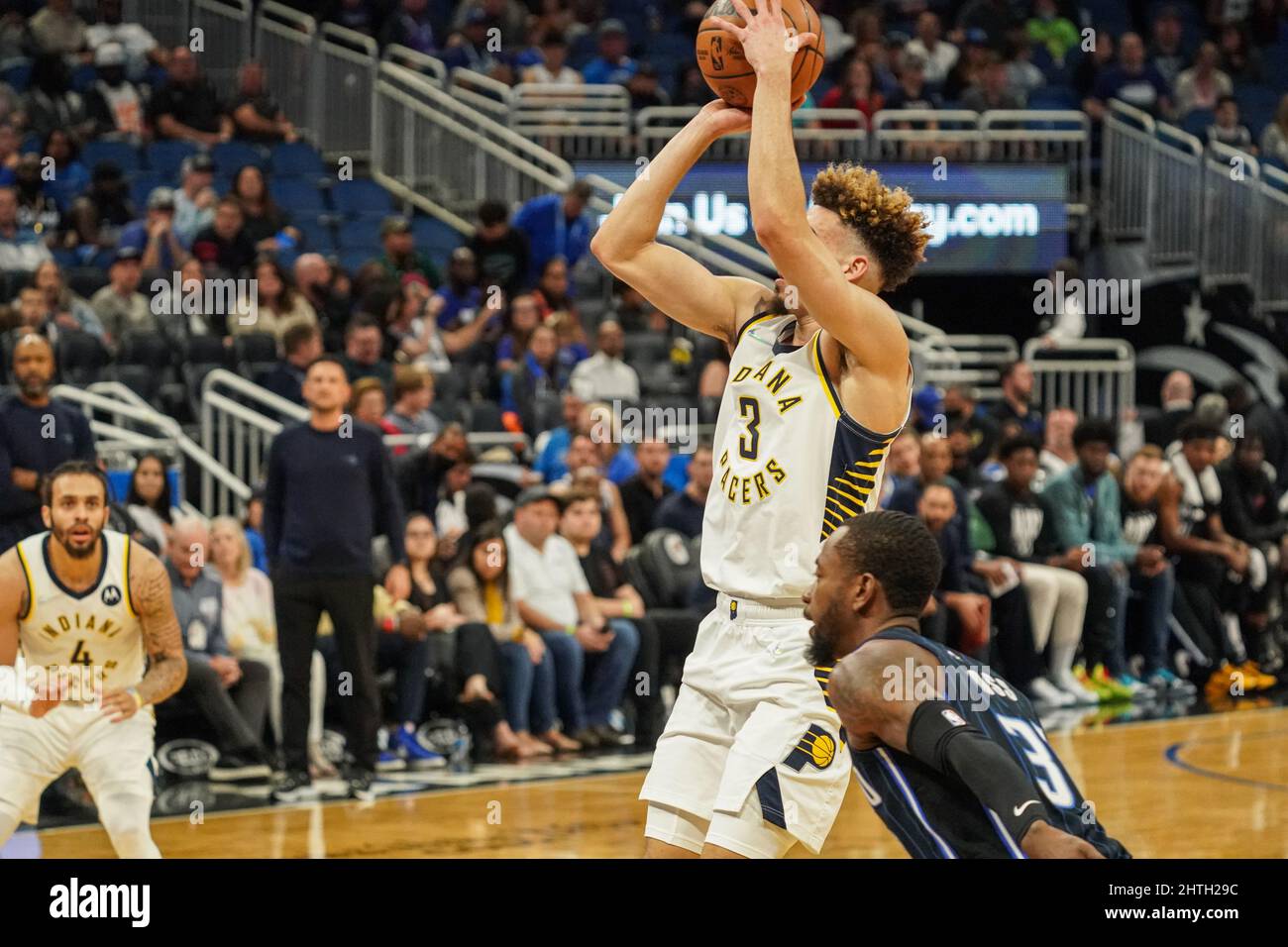 Orlando, Florida, USA, February 28, 2022, Indiana Pacers shooting guard ...