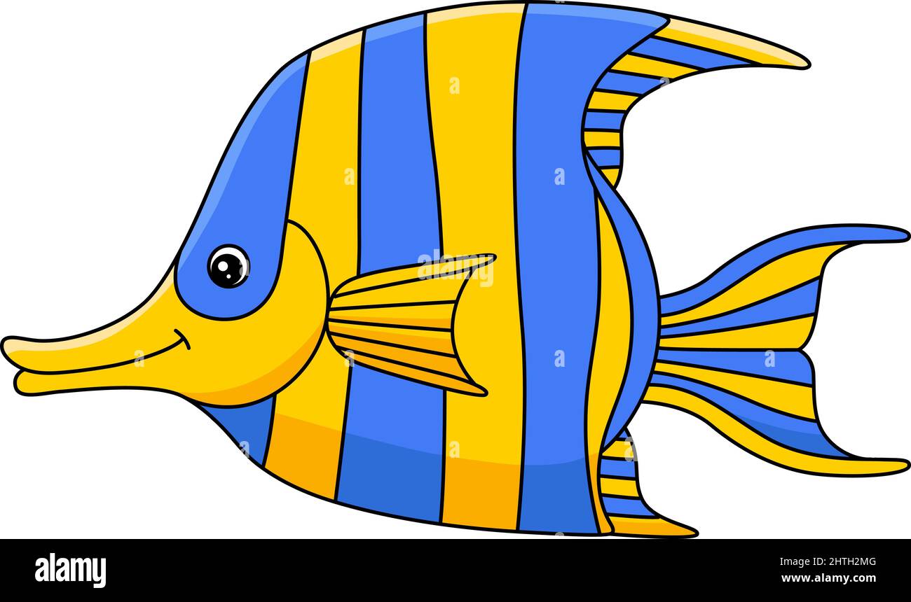 Picture of angelfish Stock Vector Images - Alamy