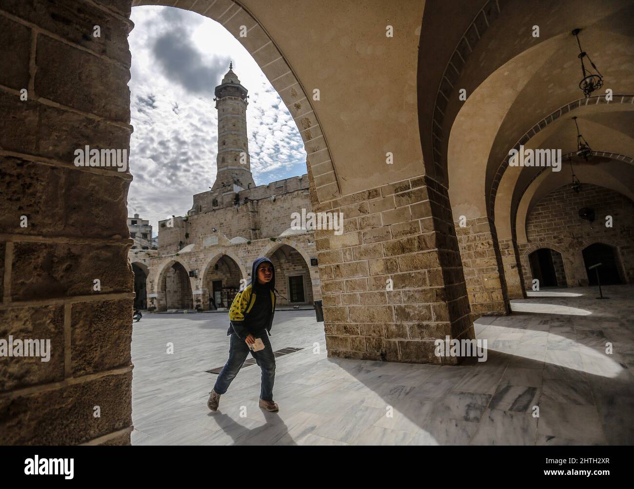 The great omari mosque in gaza hi-res stock photography and images - Alamy