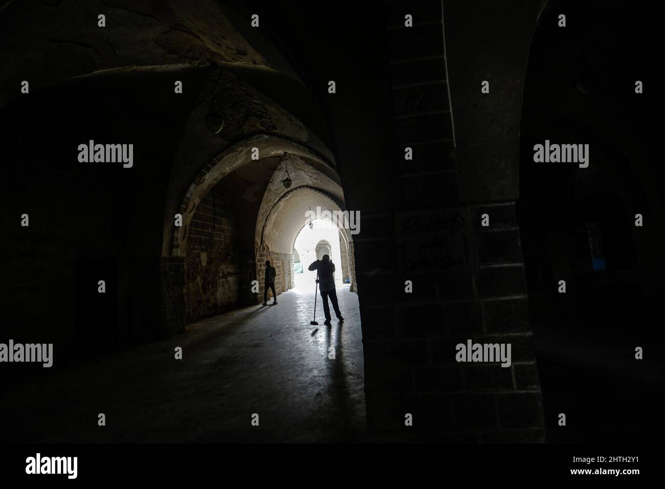 The great omari mosque in gaza hi-res stock photography and images - Alamy