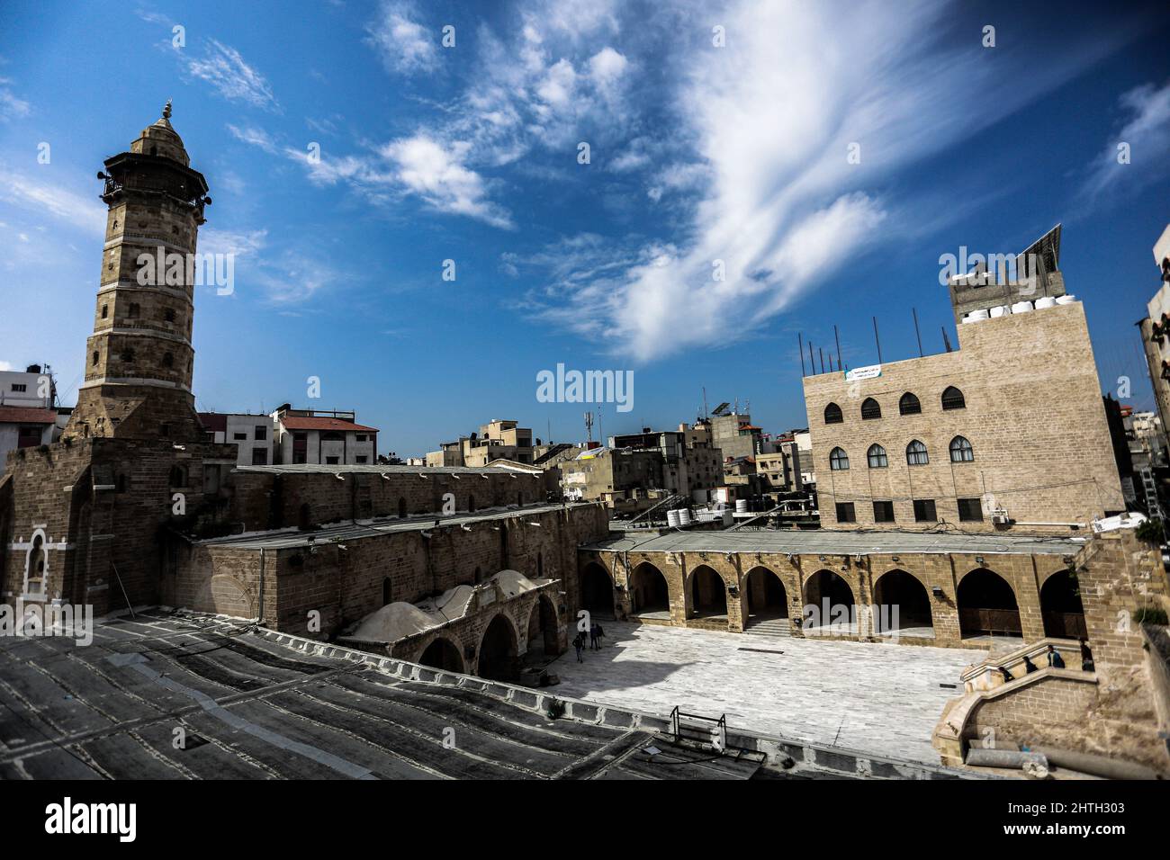 The great omari mosque in gaza hi-res stock photography and images - Alamy