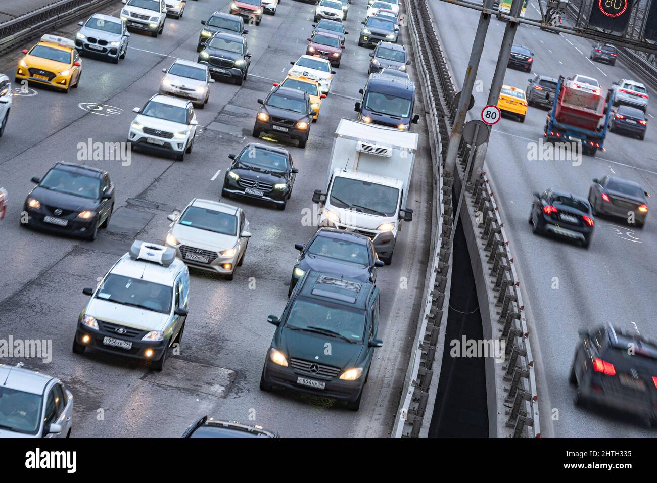 Russia, Moscow. The Third Ring Road Stock Photo - Alamy