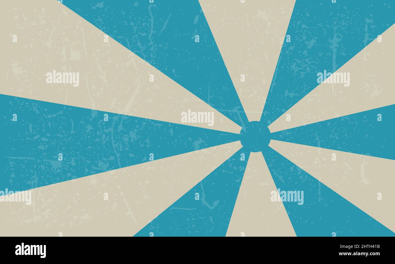 Blue sun burst retro background Vector, abstract vintage background ...