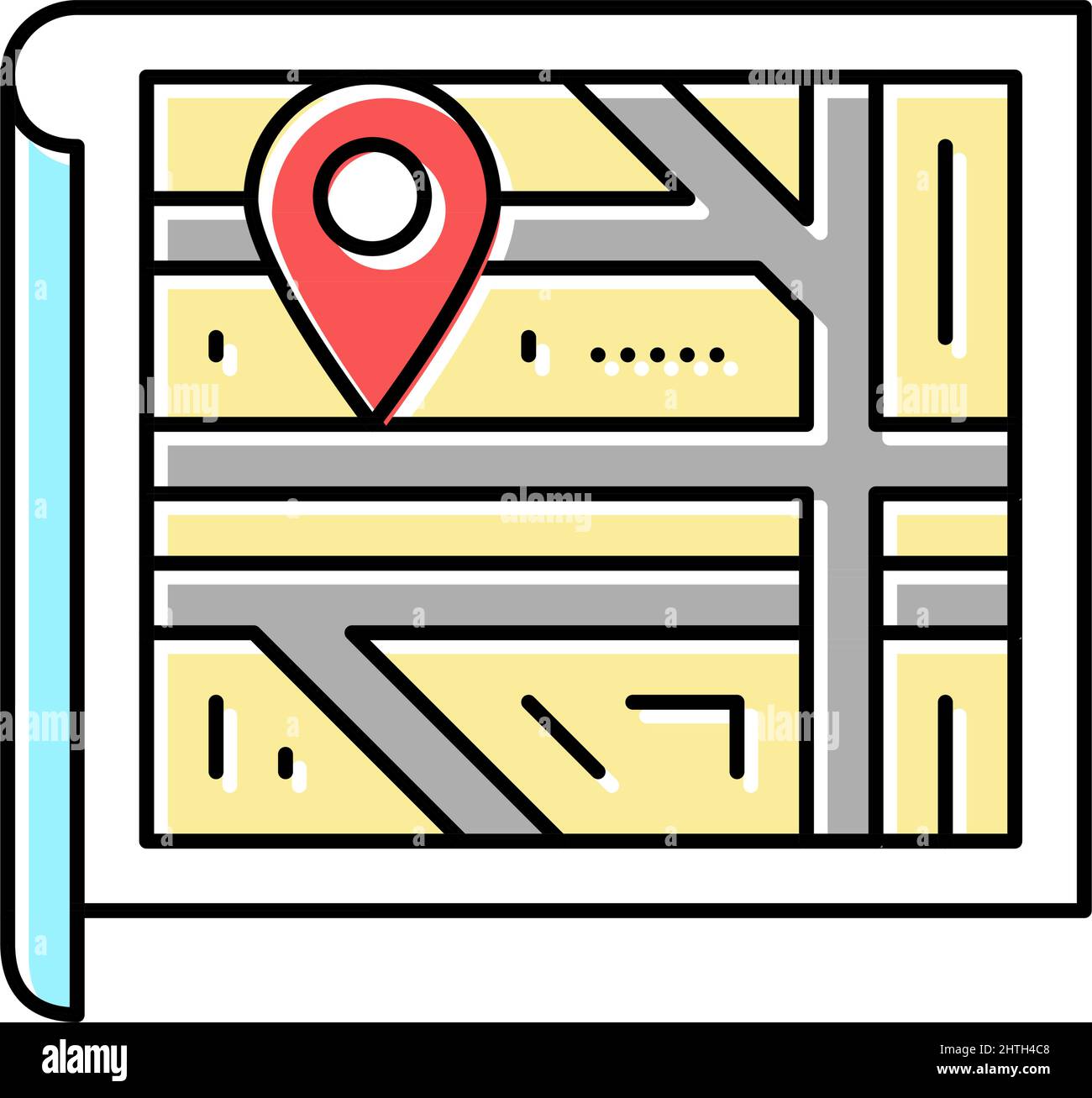 Location tracing illustration Stock Vector Images - Alamy