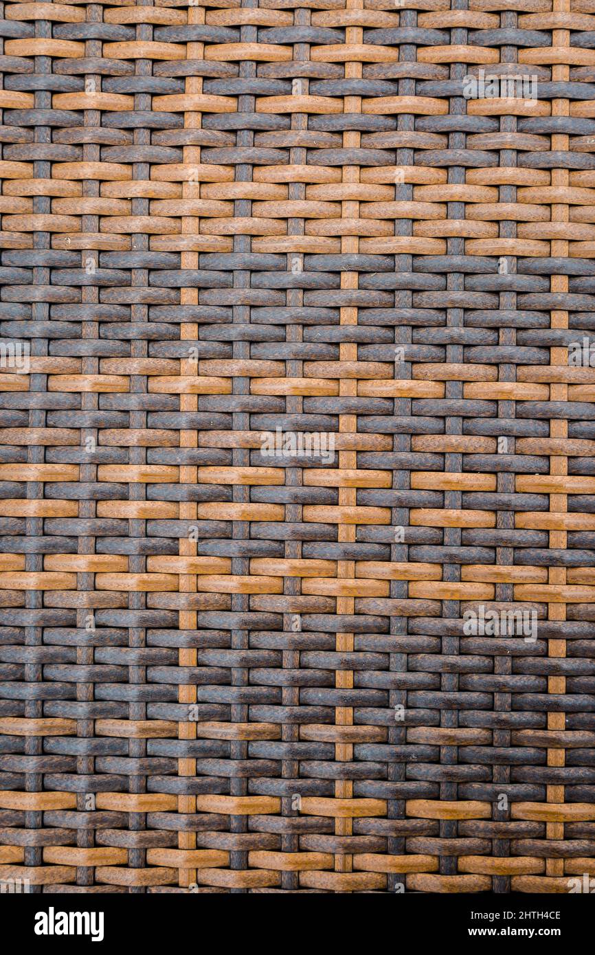 Old rattan texture background Stock Photo - Alamy