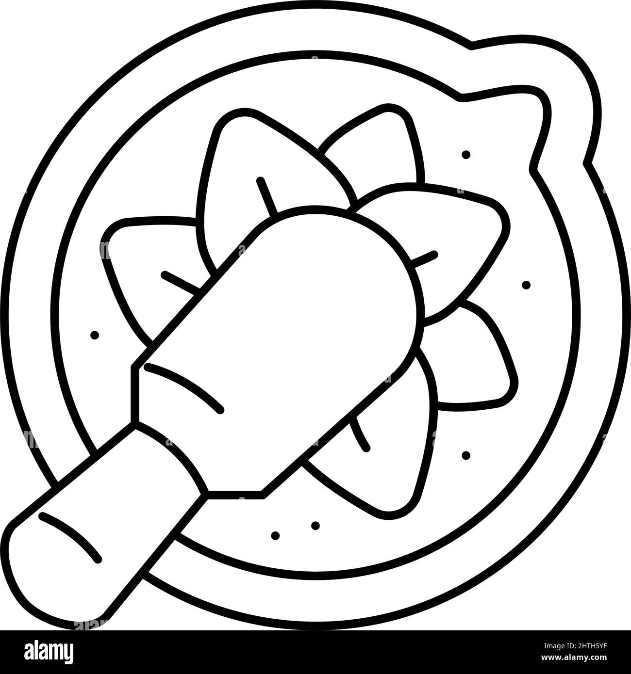 prepare homeopathy medicine line icon vector illustration Stock Vector ...