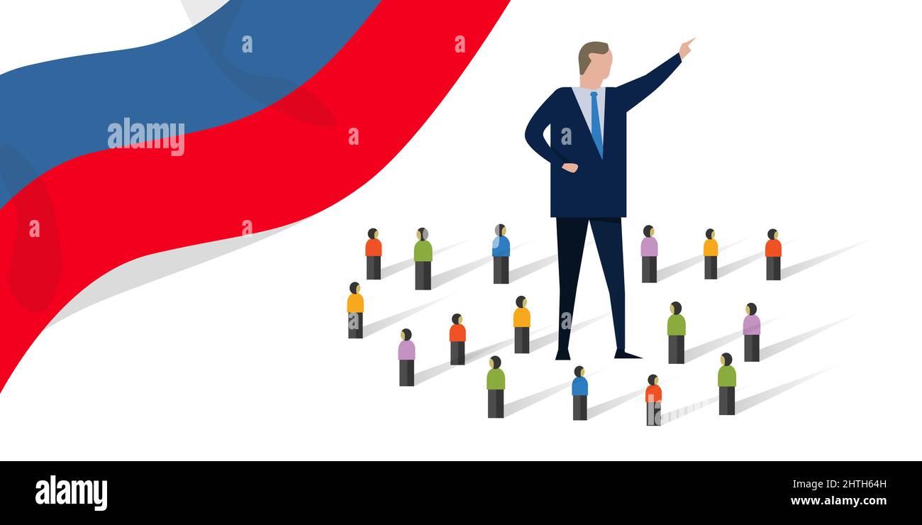 Cartoon illustration politician character giving hi-res stock ...