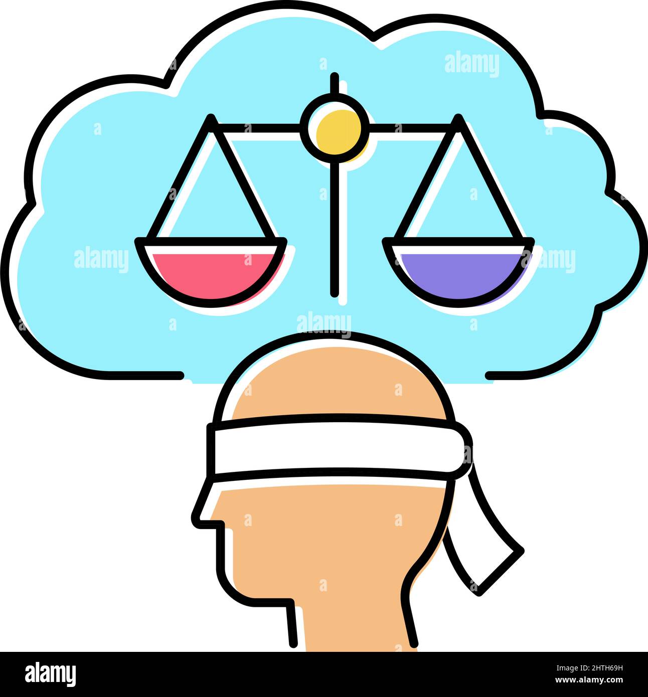 law philosophy color icon vector illustration Stock Vector Image & Art ...