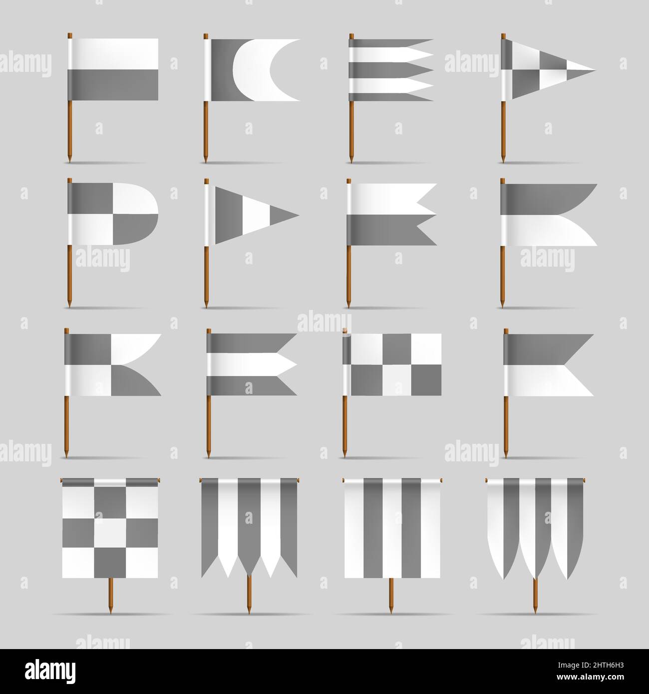 Ensign with standard Stock Vector Images - Alamy