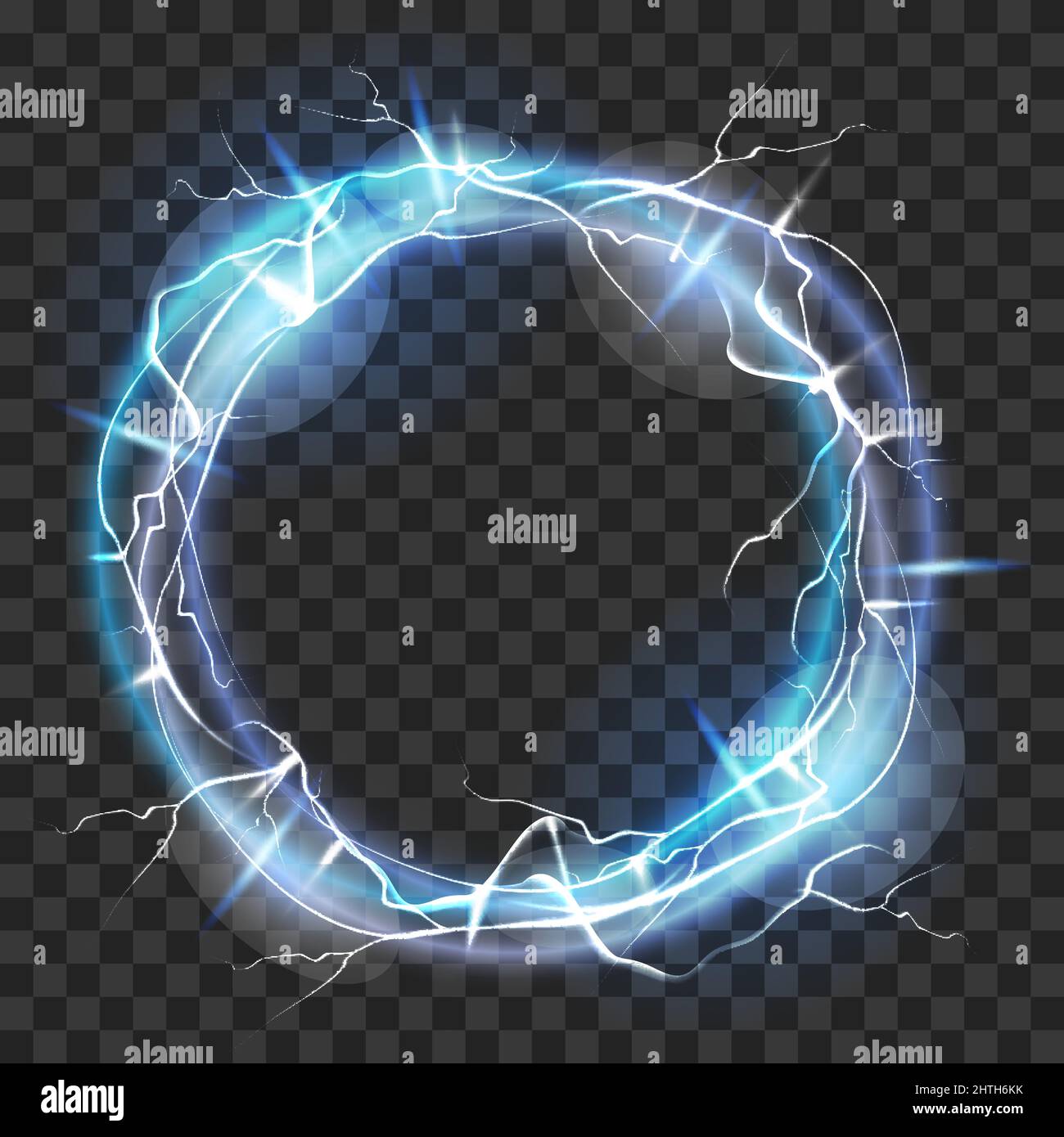 Plasma ring, lightning dark portal Stock Vector Image & Art - Alamy