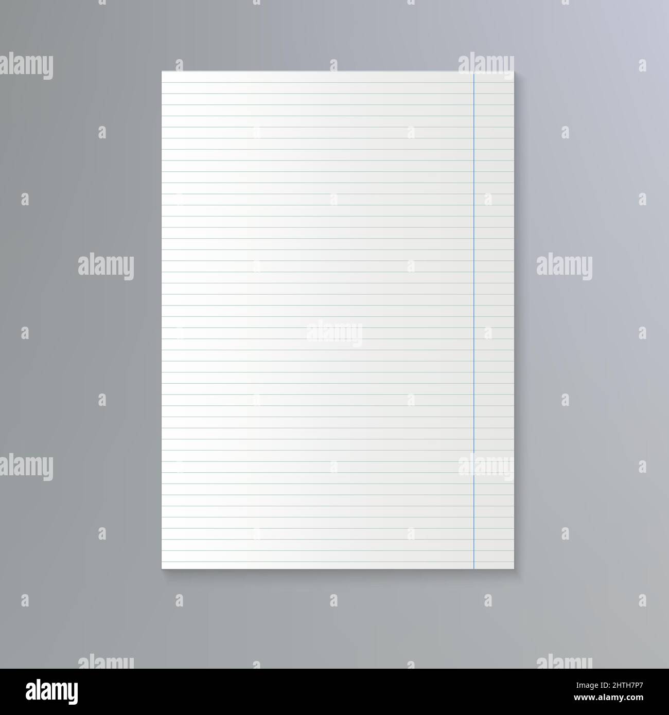 Notebook paper lined Stock Vector Images - Alamy