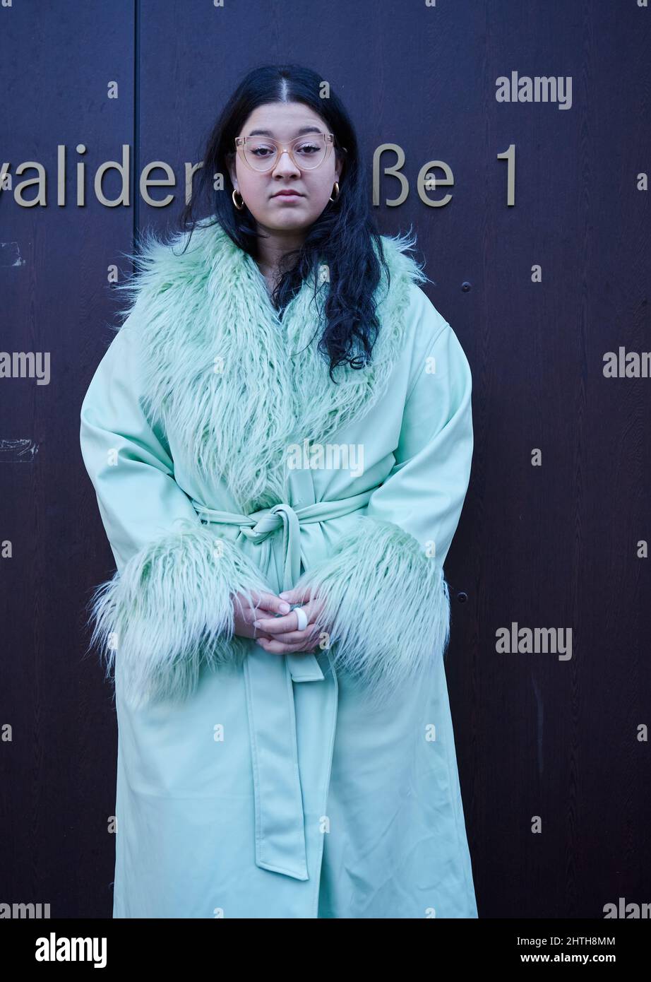 Berlin, Germany. 25th Feb, 2022. Yasmine M'Barek, a journalist for ...