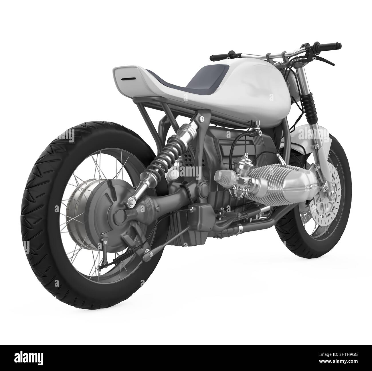 Motorcycle isolated on white background Stock Photo - Alamy