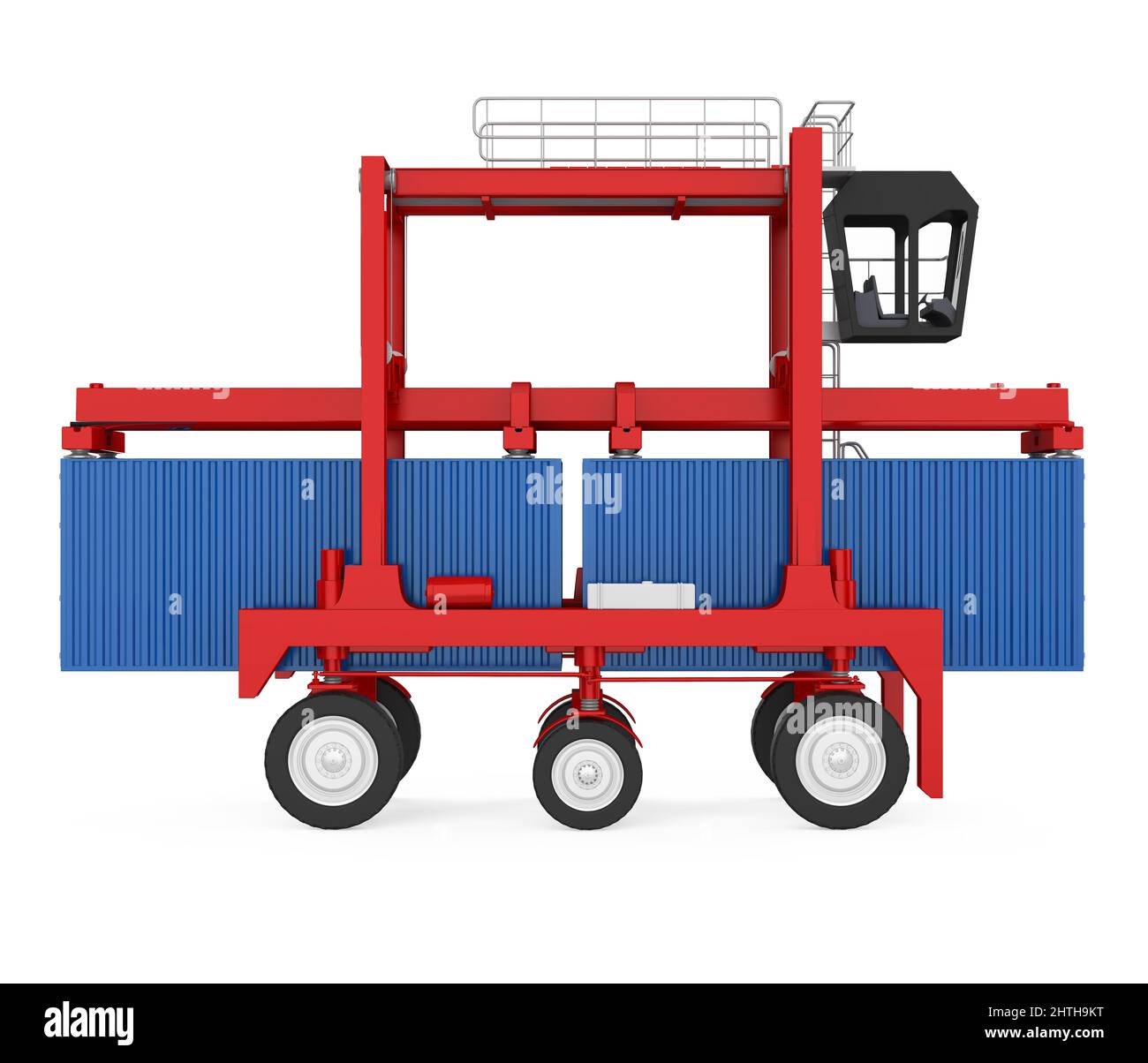 Straddle Carrier Isolated Stock Photo - Alamy