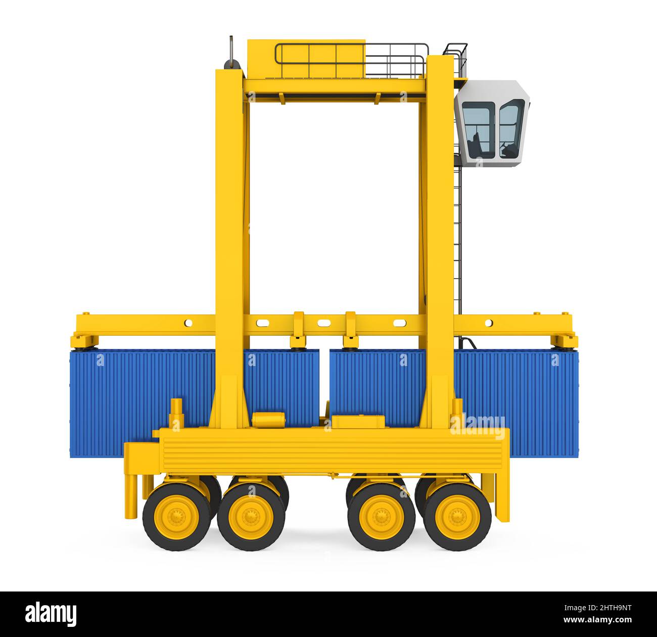 Straddle Carrier Isolated Stock Photo - Alamy