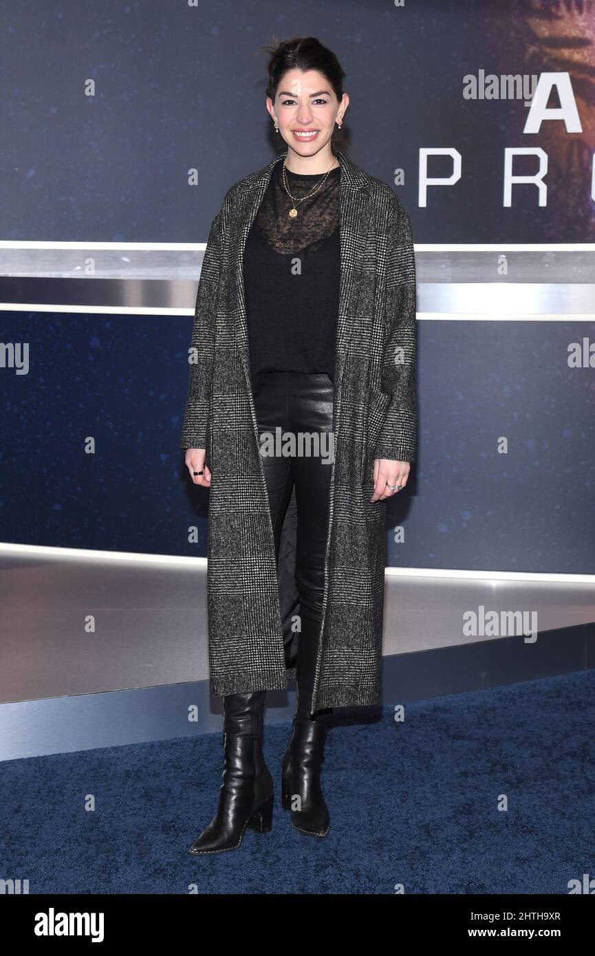 New York, USA. 28th Feb, 2022. Jamie Gray Hyder attends the “The Adam ...