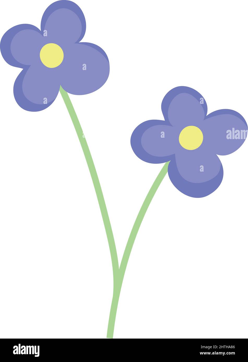 purple flowers design Stock Vector Image & Art - Alamy