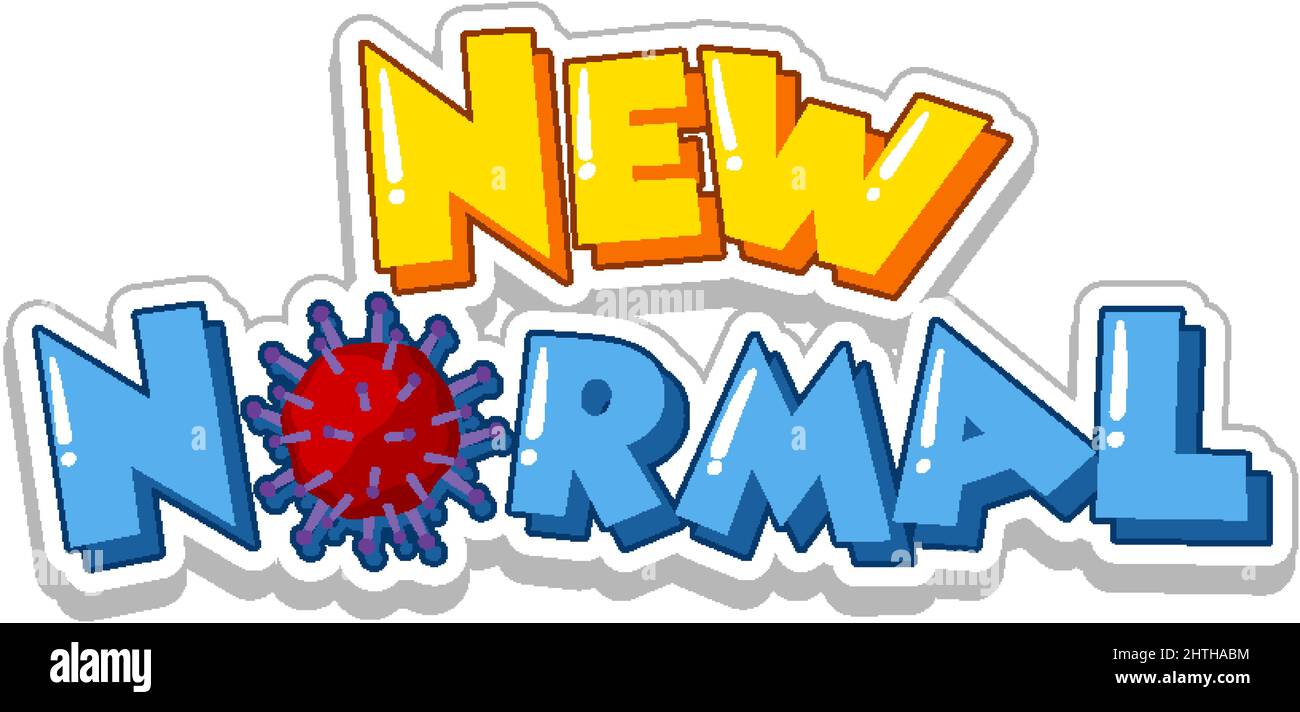 New Normal typography design illustration Stock Vector Image & Art - Alamy