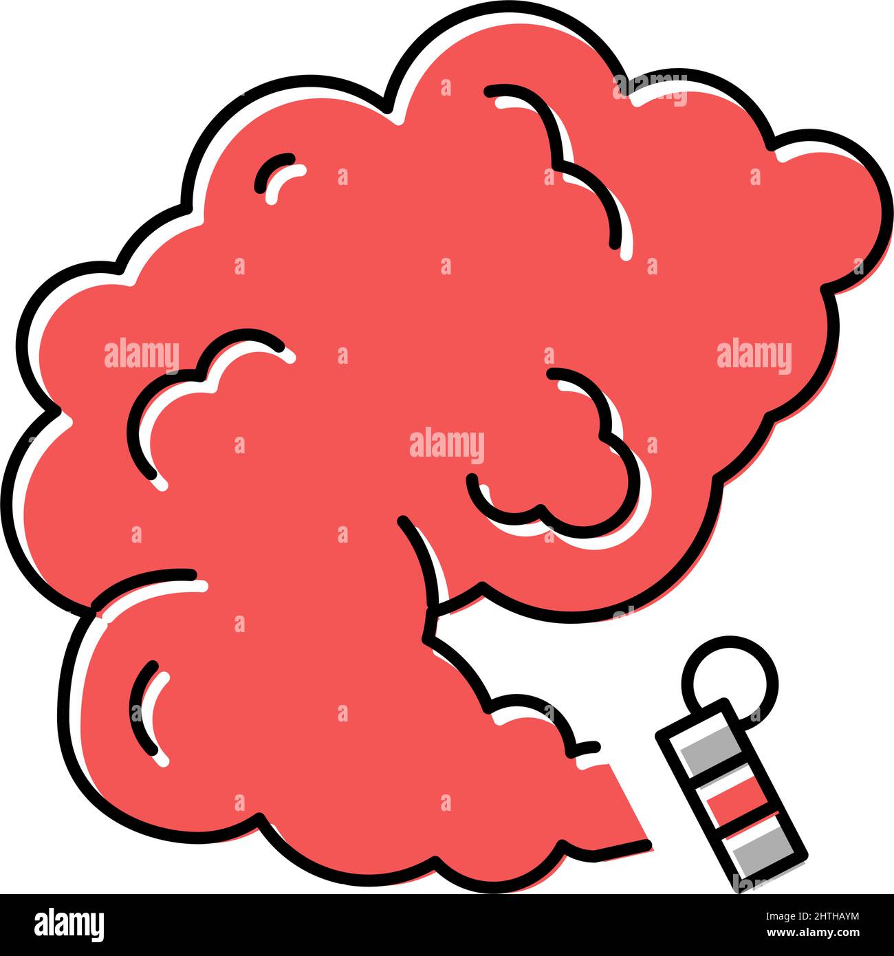 colored smoke color icon vector illustration Stock Vector Image & Art ...