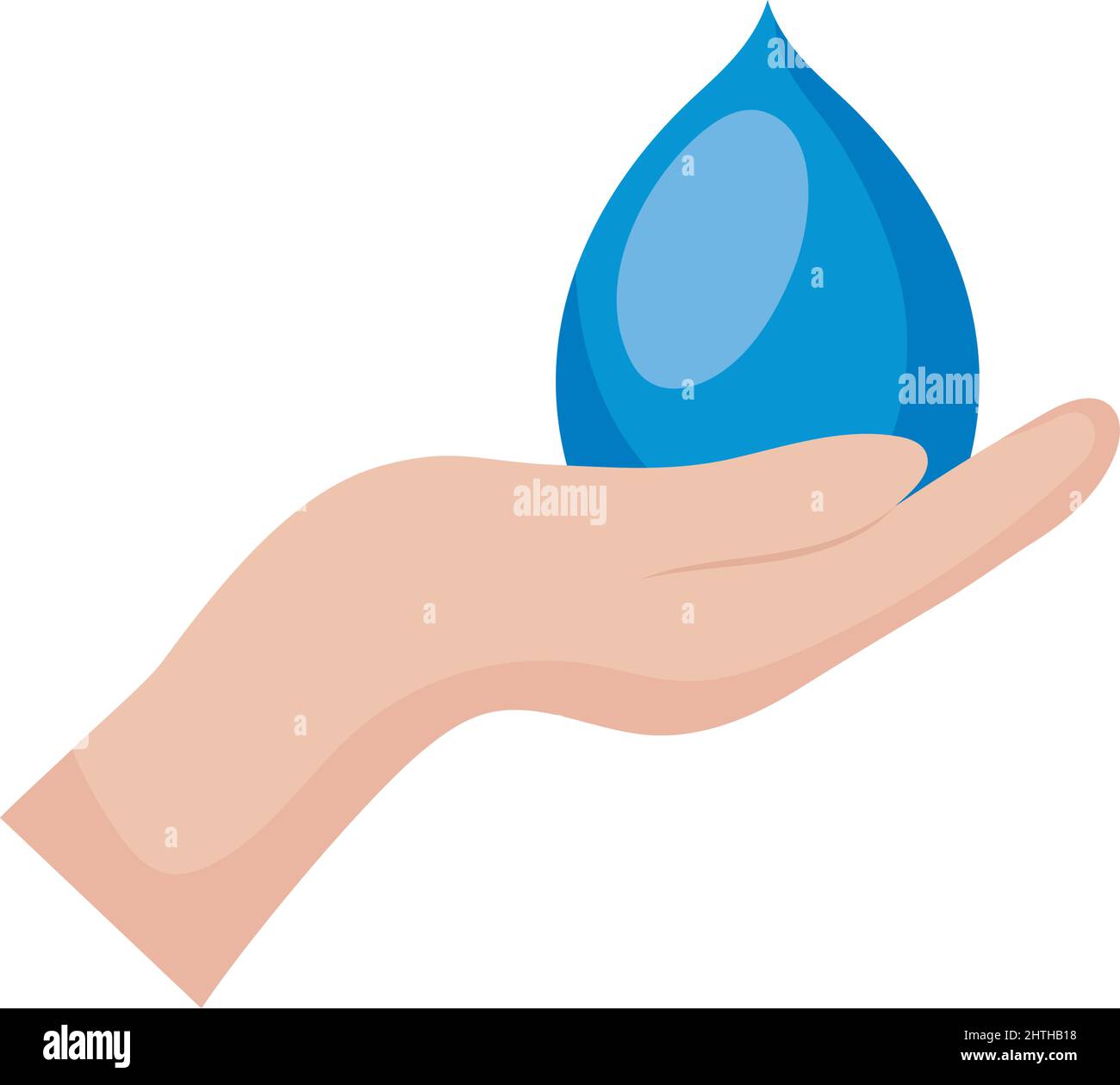 hand holding a drop Stock Vector Image & Art - Alamy