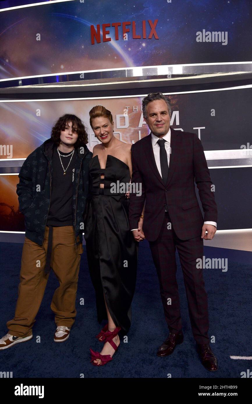 New York, NY, USA. 28th Feb, 2022. Bella Ruffalo, Sunrise Coigney, Mark ...