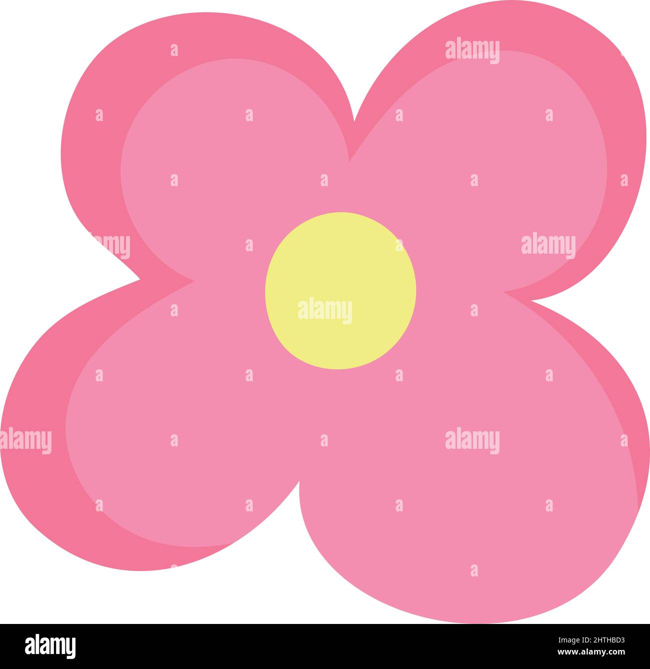 pink flower icon Stock Vector Image & Art - Alamy