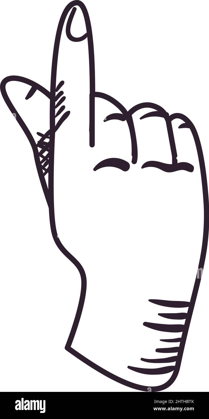 hand pointing illustration Stock Vector Image & Art - Alamy