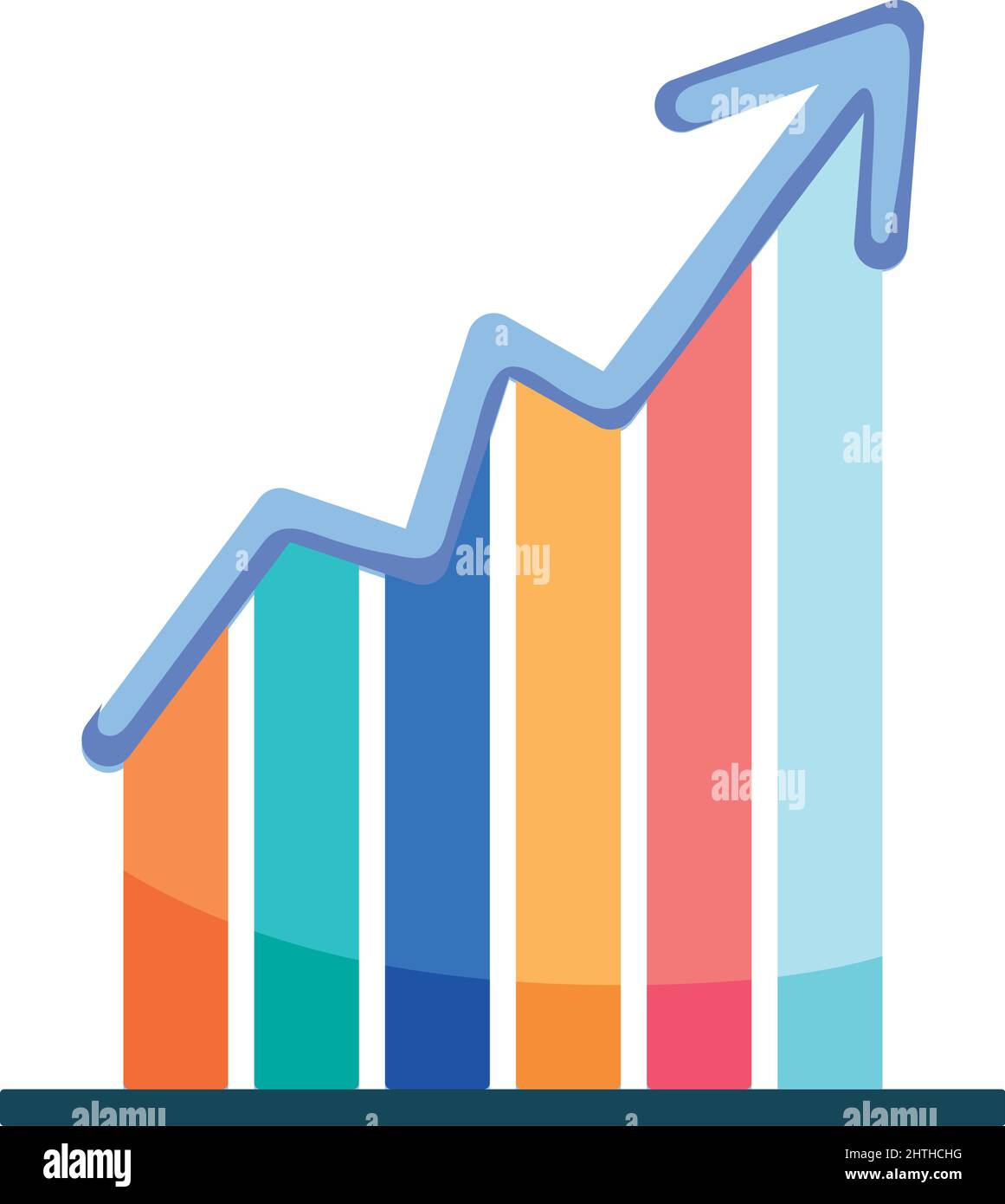 ascending bar chart Stock Vector Image & Art - Alamy