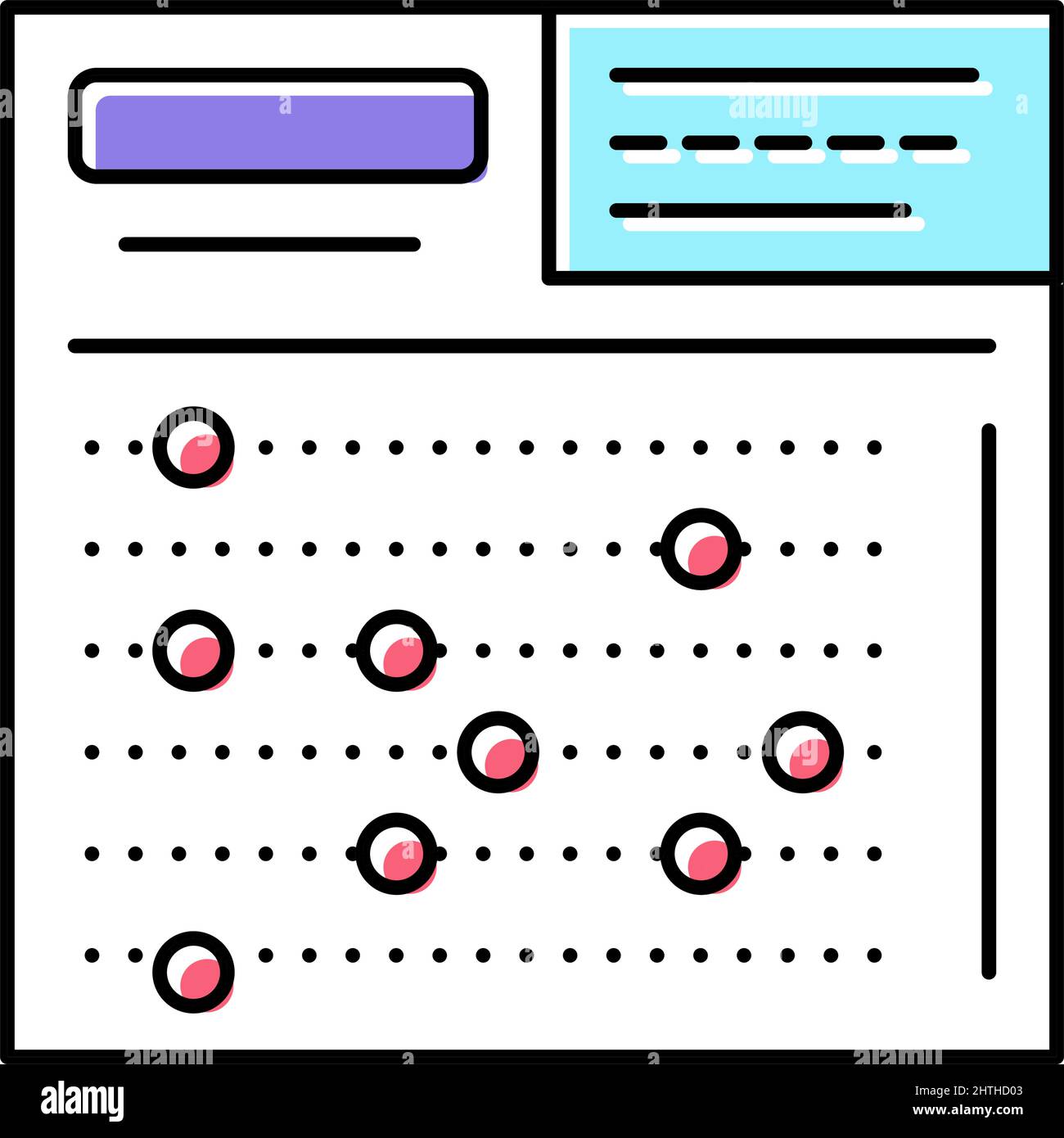 card lotto color icon vector illustration Stock Vector Image & Art - Alamy