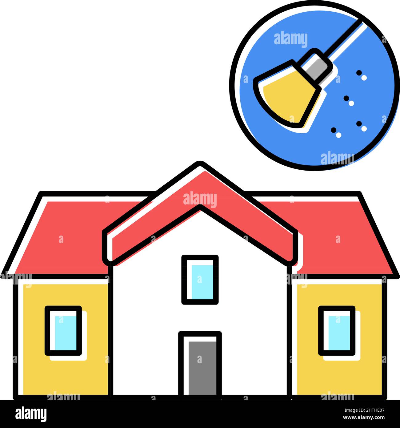 home organizing color icon vector illustration Stock Vector Image & Art ...