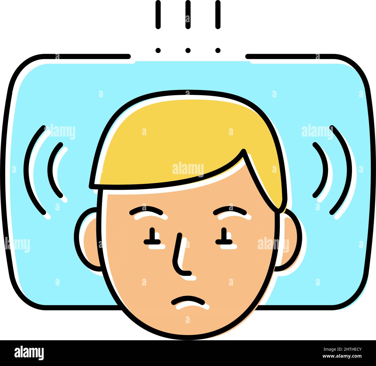 waking up during night color icon vector illustration Stock Vector ... waking up during night color icon vector illustration Stock Vector ...