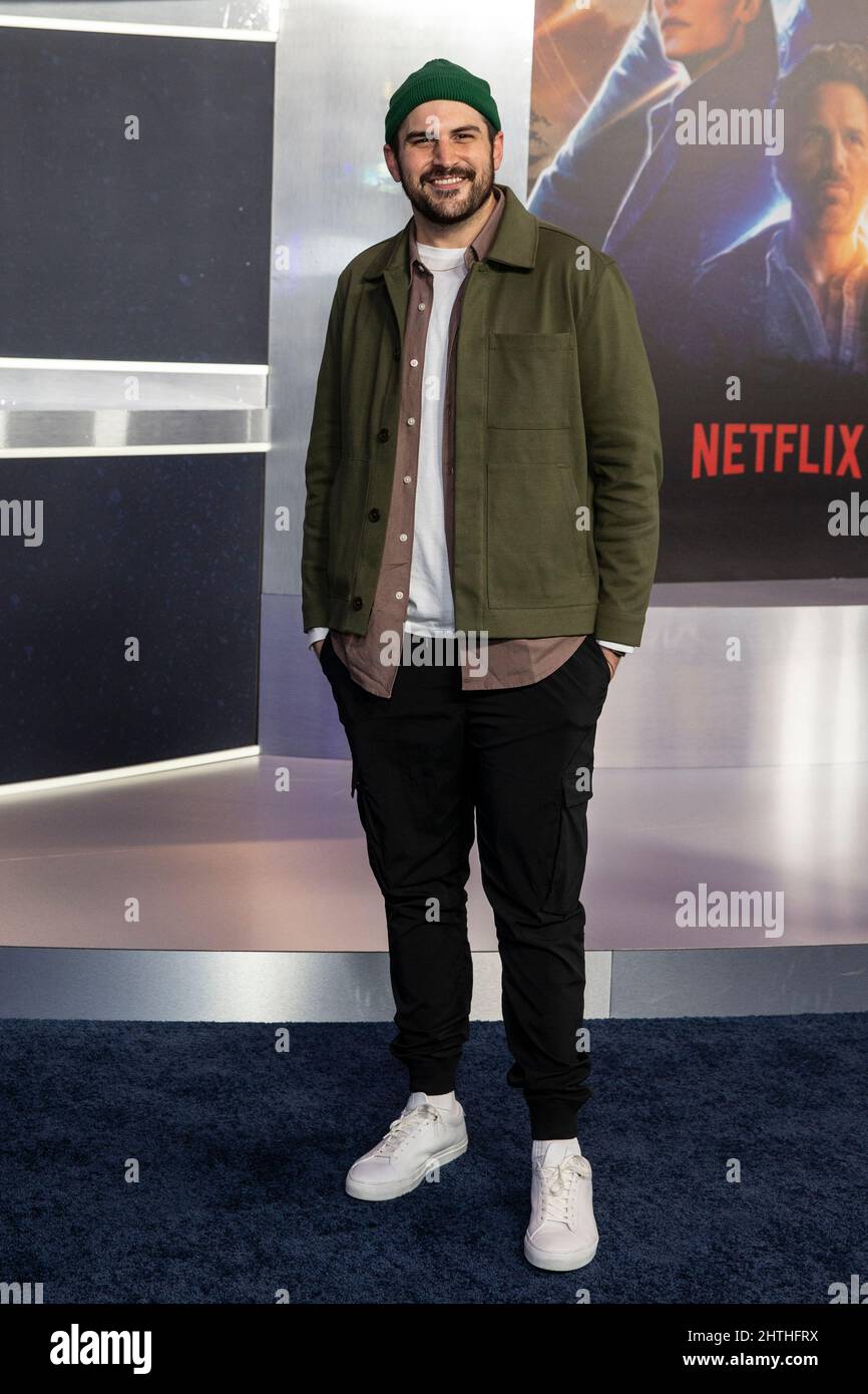 New York, NY - February 28, 2022: Rod Thill attends The Adam Project by ...